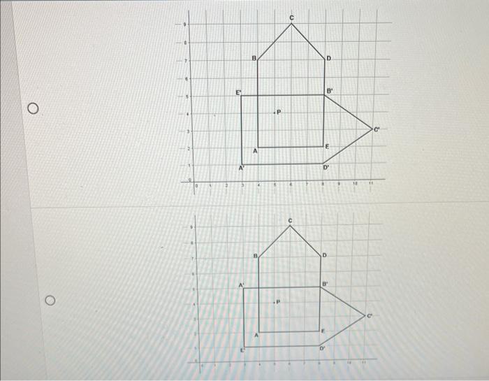 Solved Rotate the polygon ABCD clockwise 90 degrees around | Chegg.com