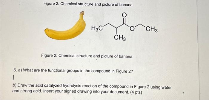 Solved Figure 2: Chemical structure and picture of banana. | Chegg.com