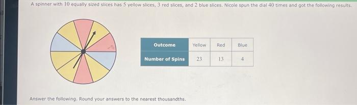 Solved Answer the following. Round your answers to the | Chegg.com