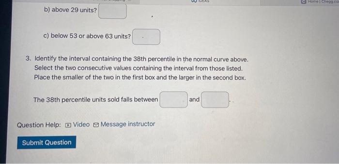 Solved The normal curve below shows the distribution of | Chegg.com