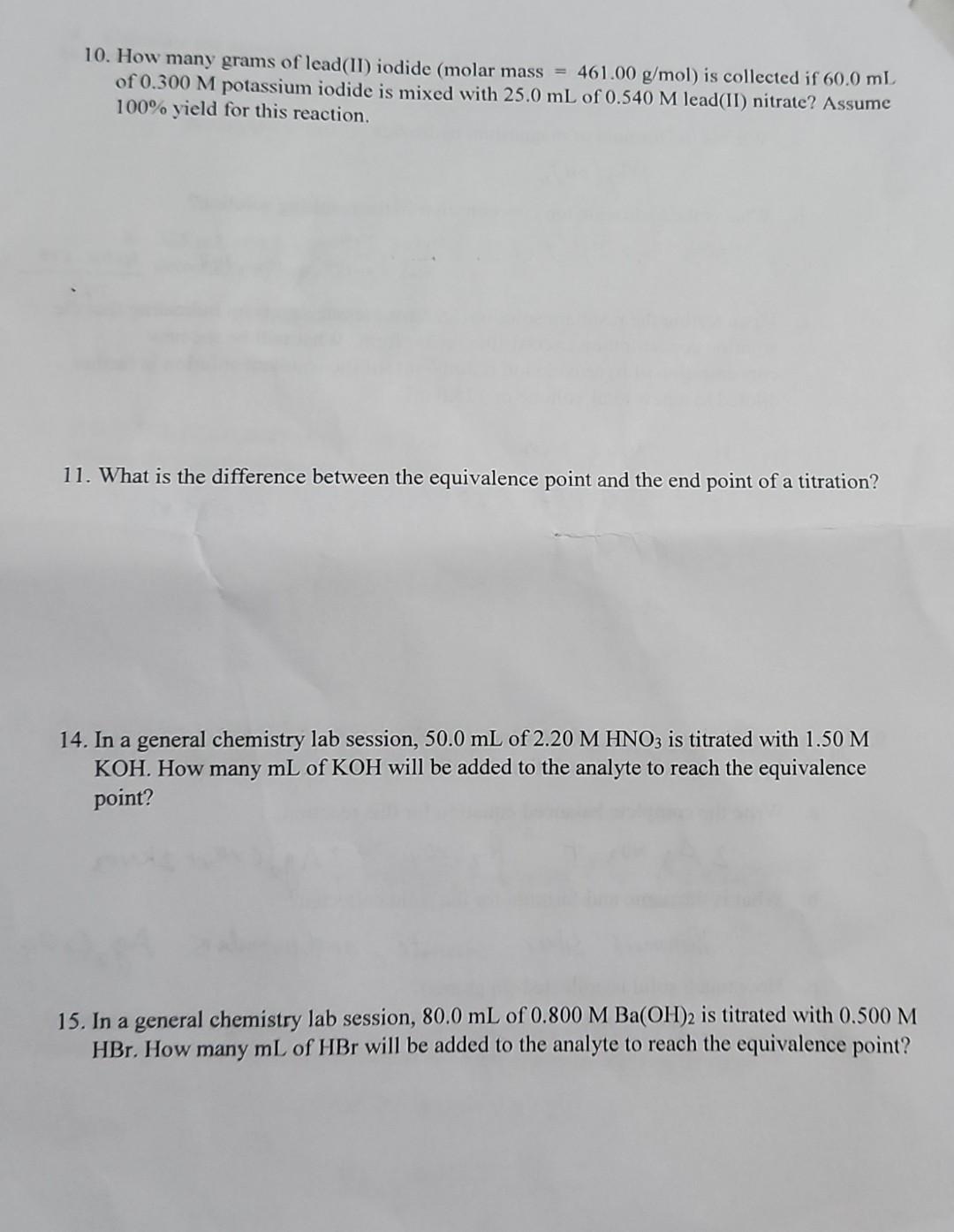 Solved 16. 25.0 mL of a 0.125MHI solution is titrated to the | Chegg.com