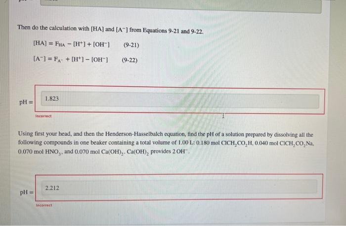 Solved Calculate the pH of a solution prepared by mixing | Chegg.com