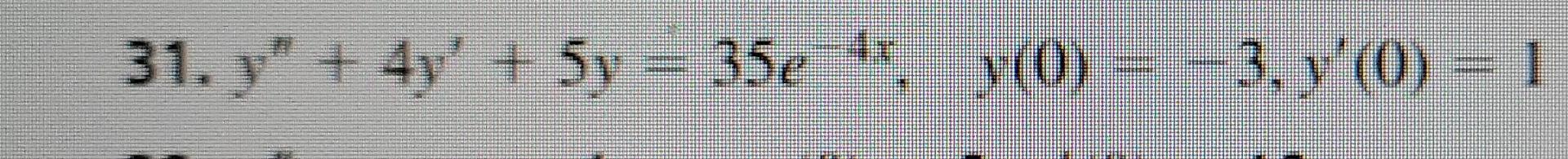 Solved In Problems 27-36 solve the given initial-value | Chegg.com