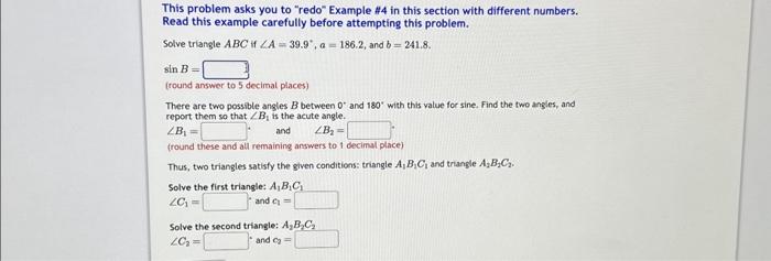 Solved This Problem Asks You To Redo Example 4 In This 