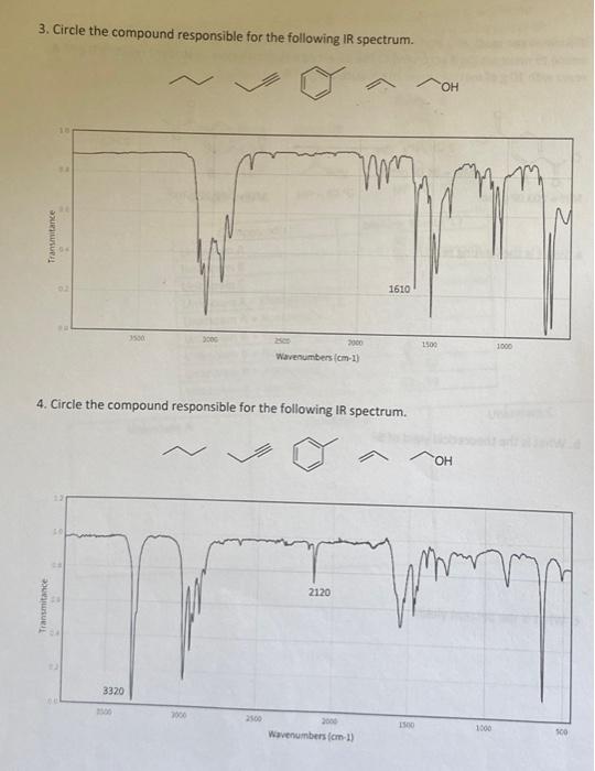 Solved 3. Circle the compound responsible for the following | Chegg.com