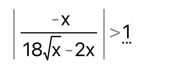 Solved -X > 1 : 18.x - 2x | Chegg.com