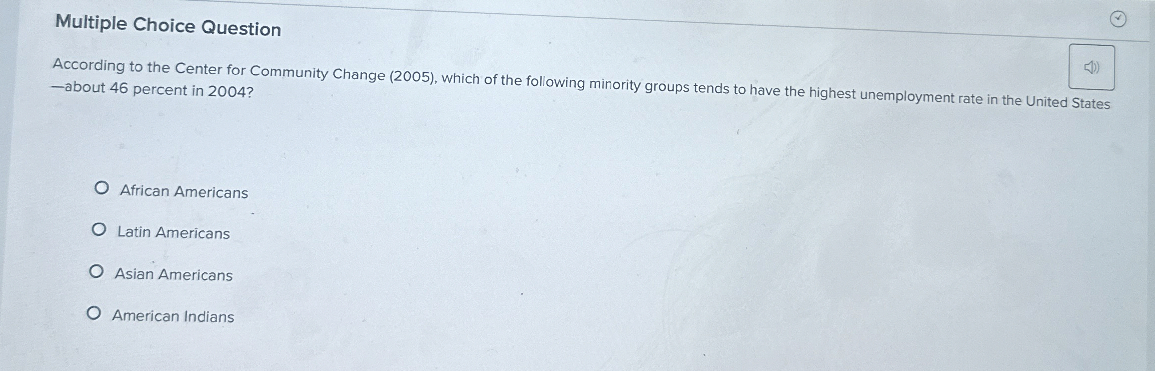 Solved Multiple Choice QuestionAccording to the Center for | Chegg.com