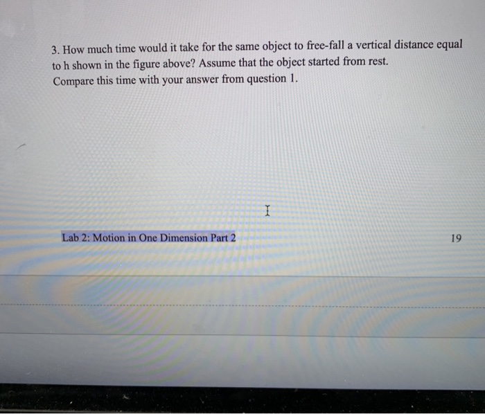 Solved CRN GTA Name Physics 2305 Lab 2, Motion in One | Chegg.com
