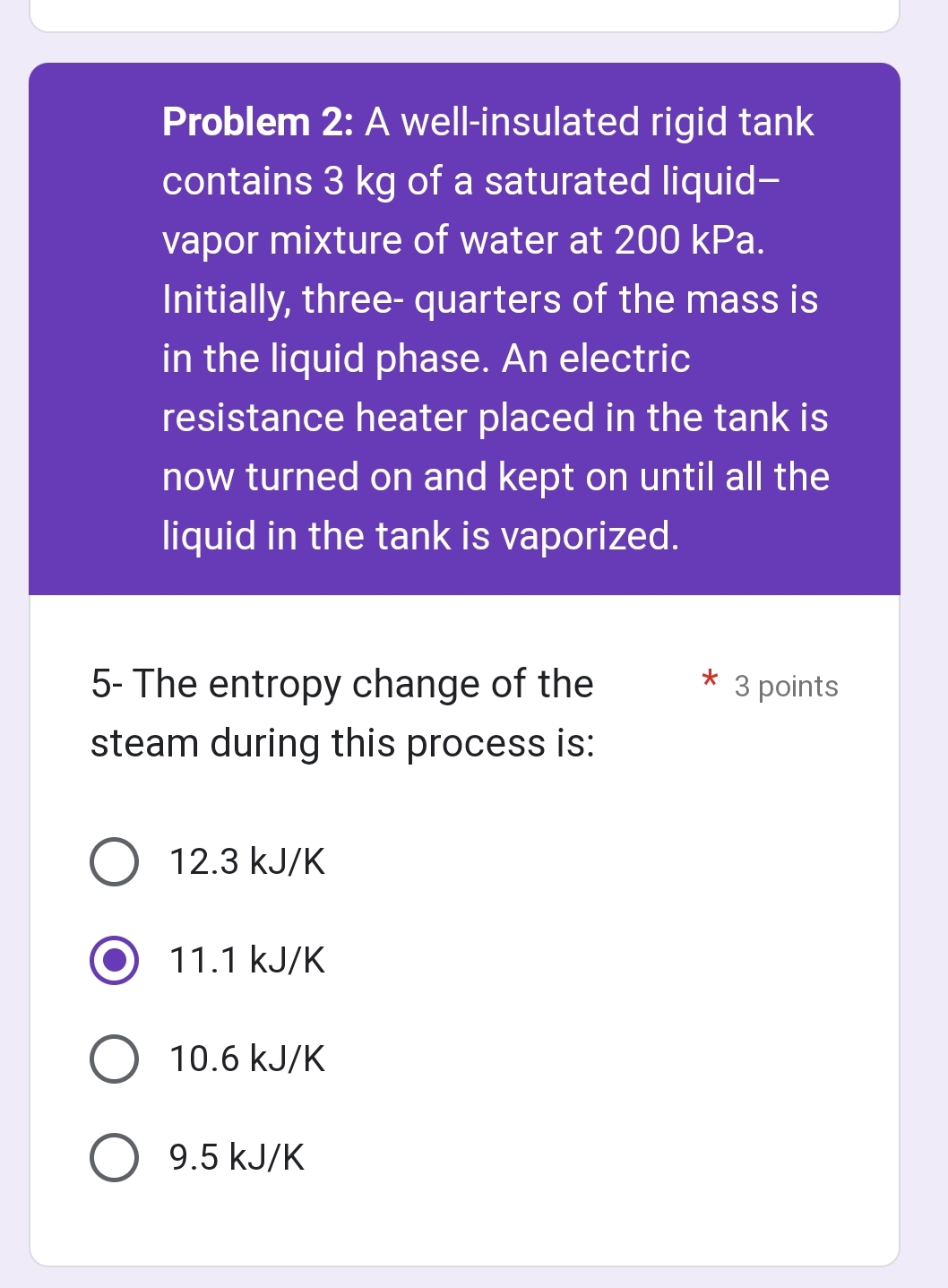 Solved Problem 2: A well-insulated rigid tank contains 3kg | Chegg.com
