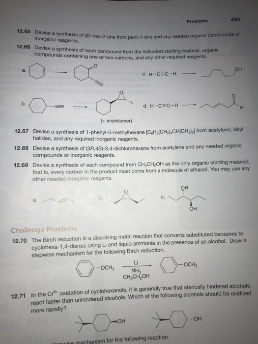 Solved (-)-DET OH IS S amon housefly, from Synthesis 12.61 | Chegg.com