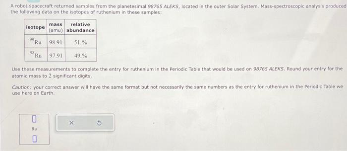 Solved A robot spacecraft returned samples from the | Chegg.com