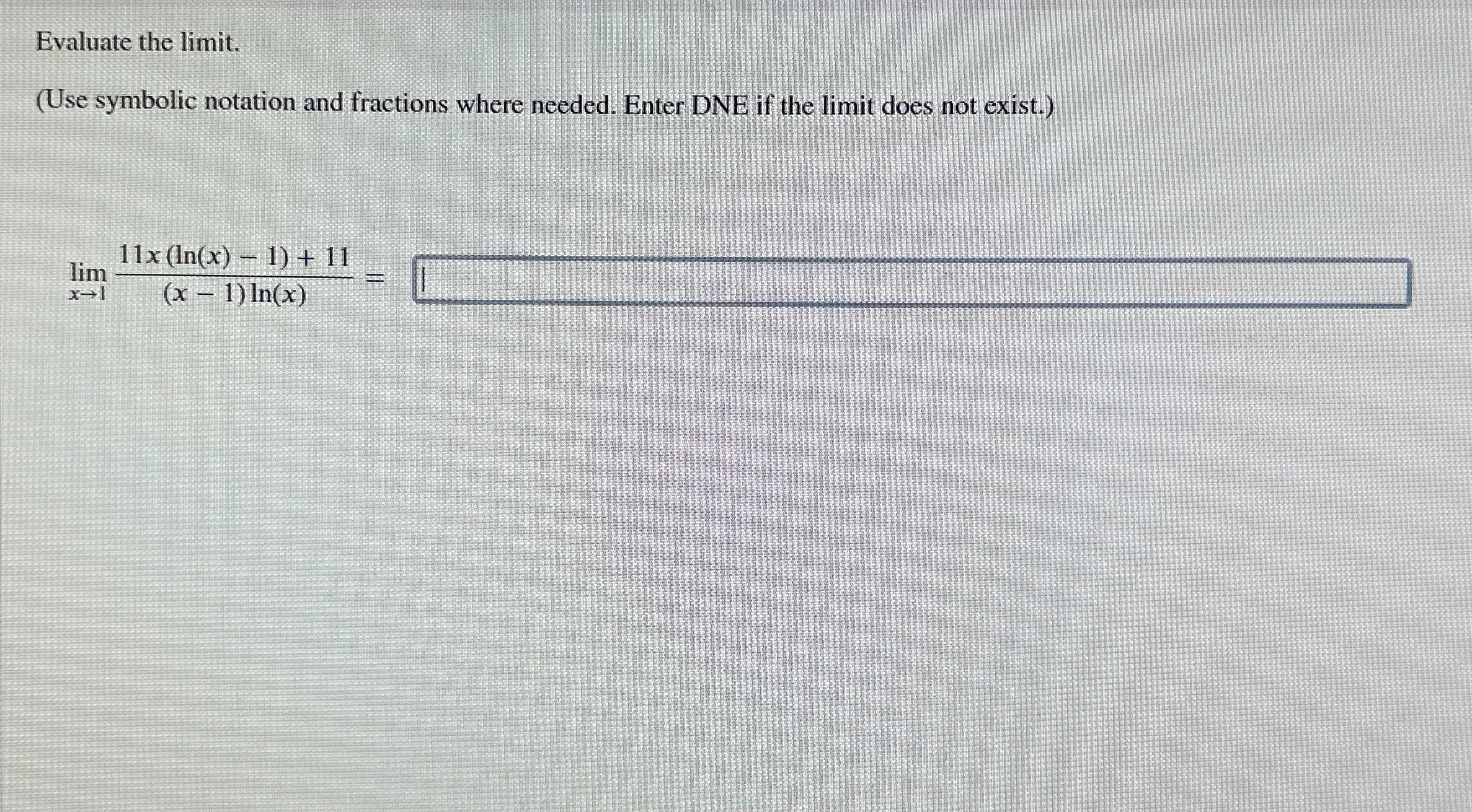 Solved Evaluate the limit.(Use symbolic notation and | Chegg.com