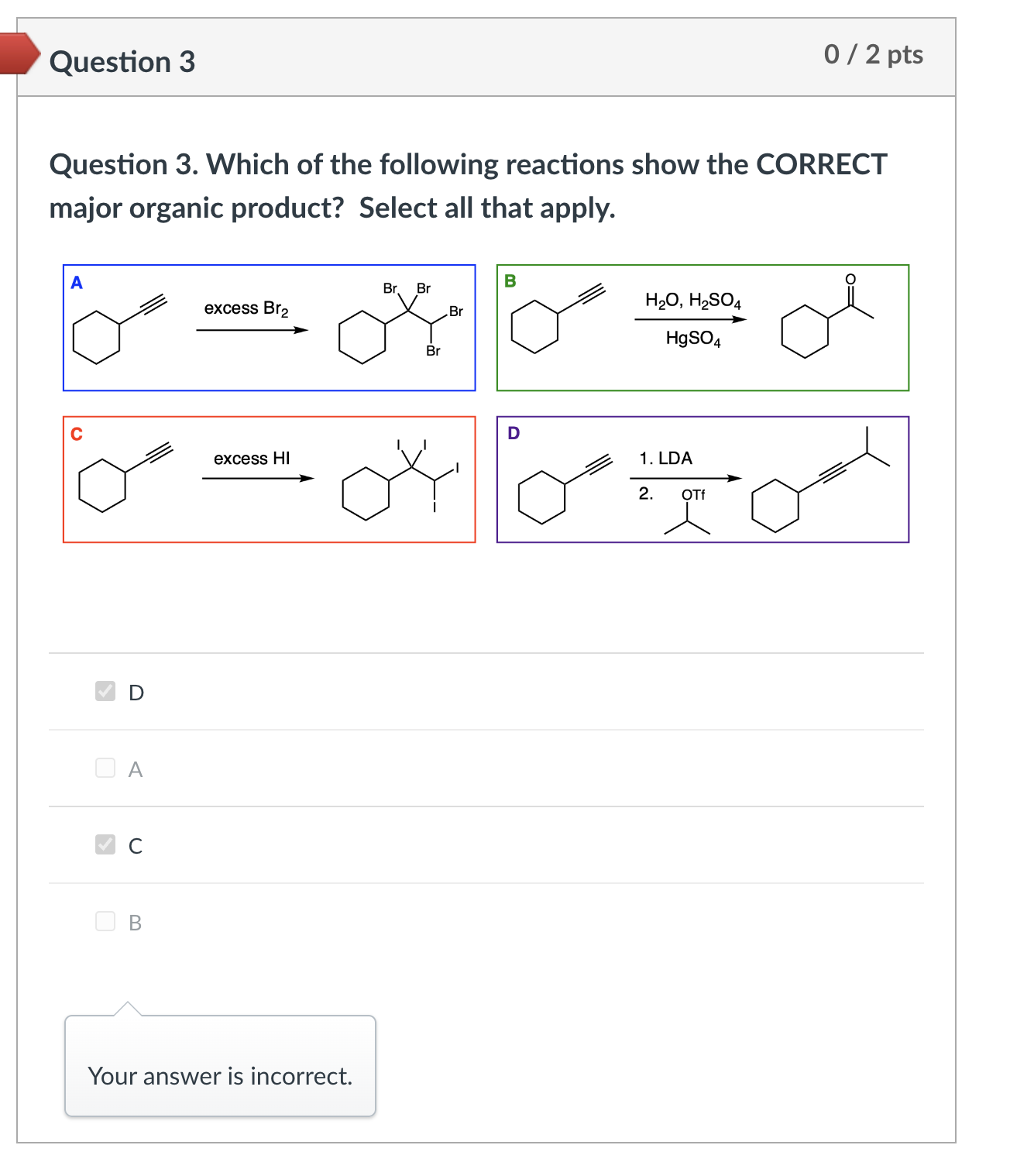 Solved Question 3Question 3. ﻿Which of the following | Chegg.com