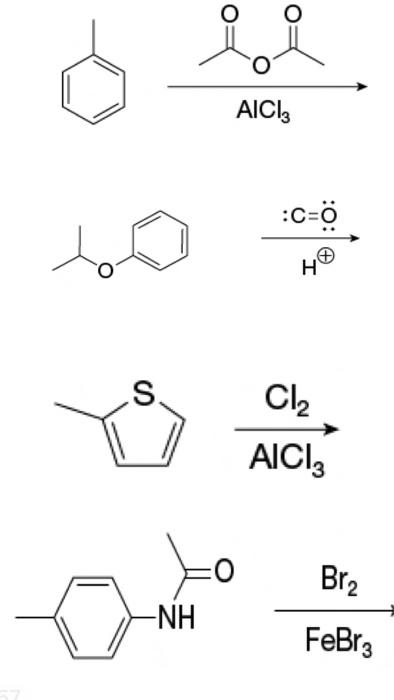 Solved draw out the products and full reaction mechanisms | Chegg.com
