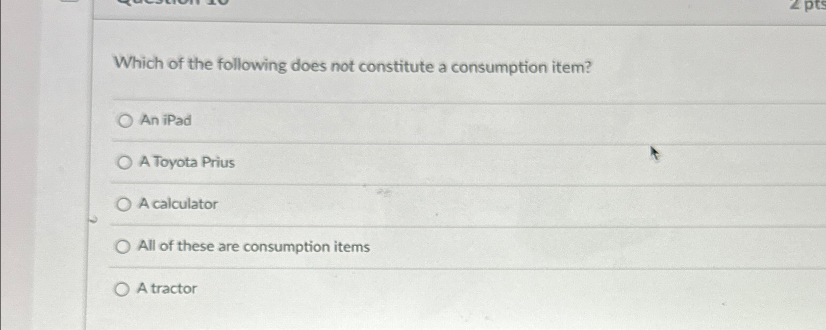 Solved Which of the following does not constitute a | Chegg.com