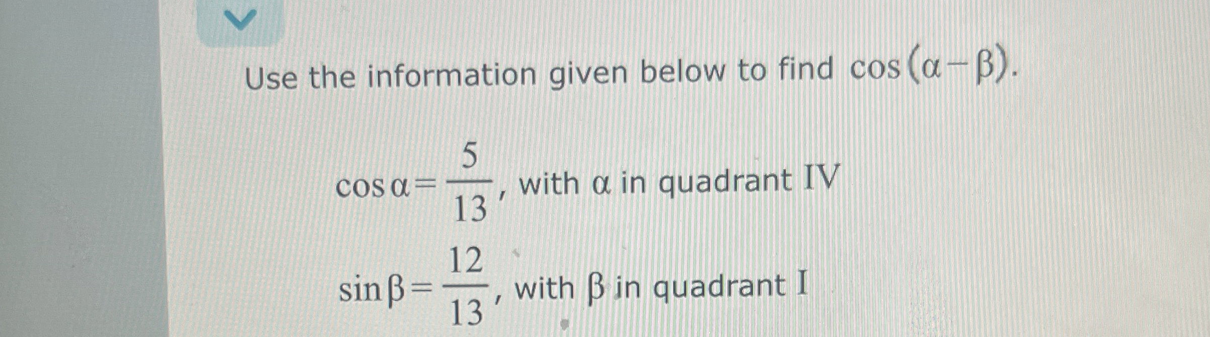 Solved Use the information given below to find | Chegg.com