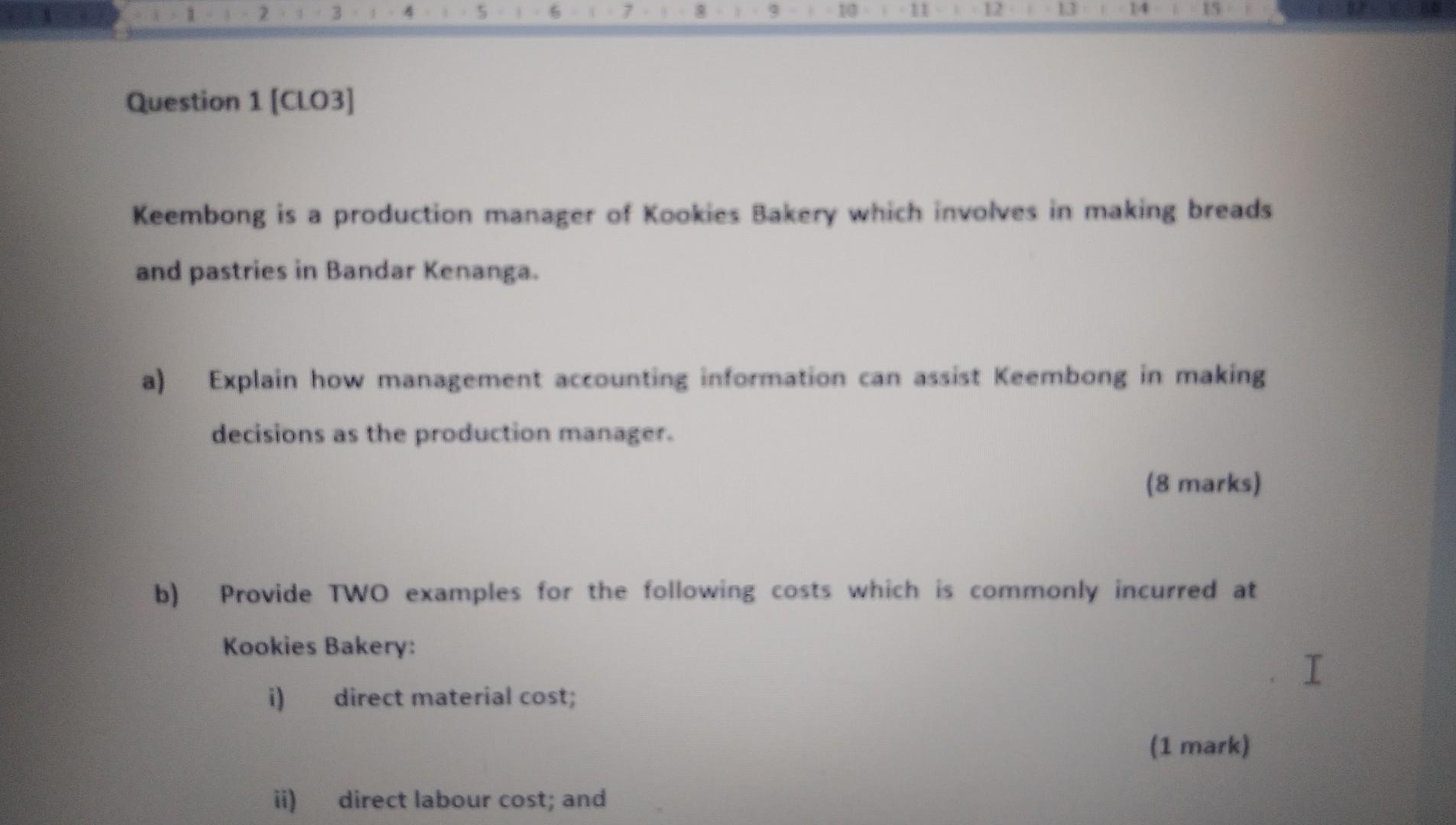 Solved Management Accounting Discuss the concept of costs | Chegg.com