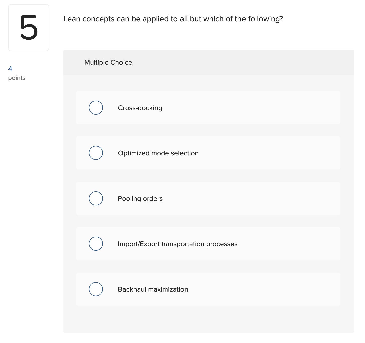 Solved Lean concepts can be applied to all but which of the | Chegg.com