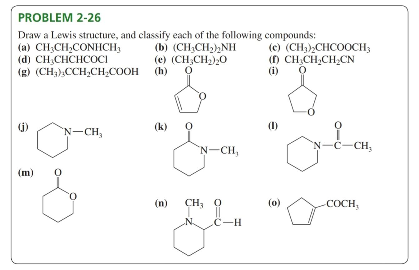 Solved Draw a Lewis structure, and classify each of the | Chegg.com