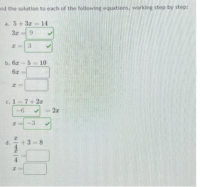Solved nd the solution to each of the following equations, | Chegg.com