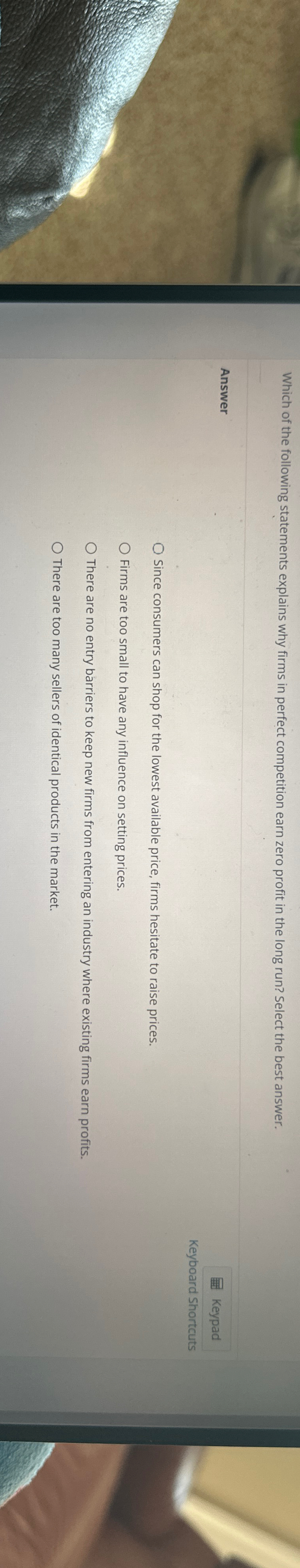 Solved Which of the following statements explains why firms | Chegg.com