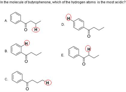 Solved In the molecule of butyrophenone, which of the | Chegg.com