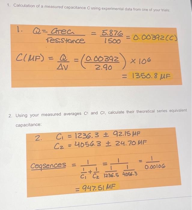 Solved 4. Treat the experimental uncertainty on the average | Chegg.com