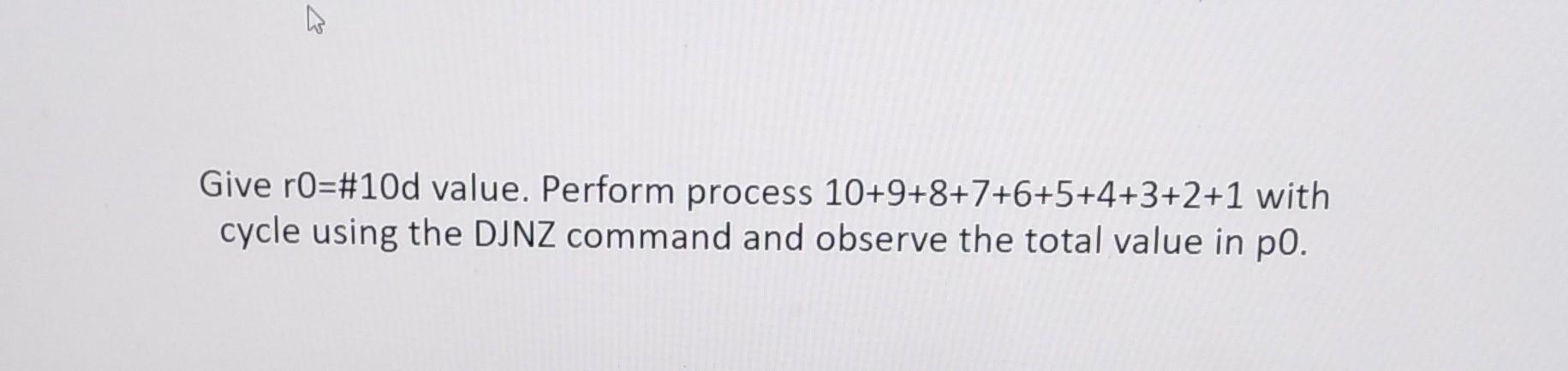 Solved Give 0=#10d value. Perform process | Chegg.com