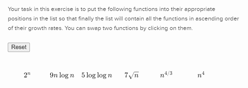 Solved Your Task In This Exercise Is To Put The Following