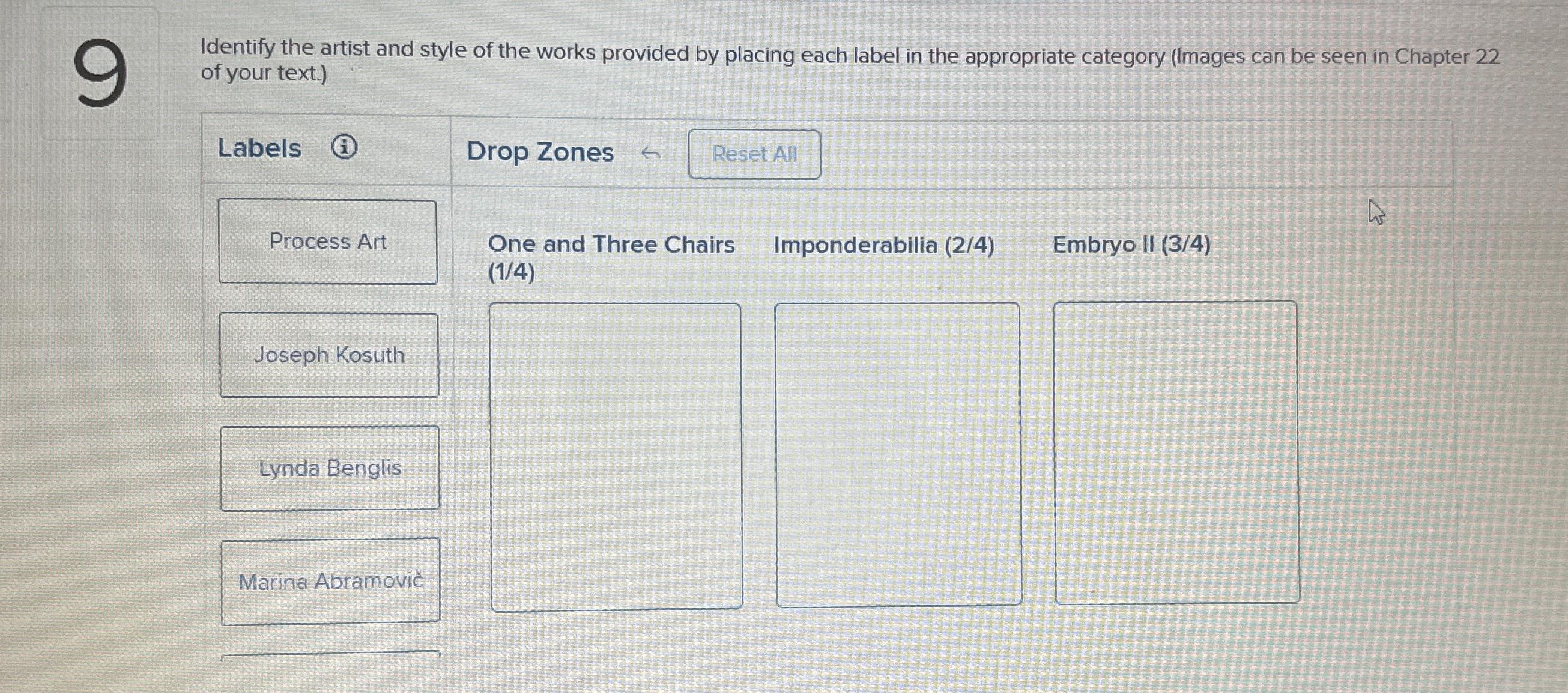 Solved Identify the artist and style of the works provided | Chegg.com