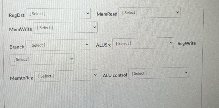 Solved Consider the following MIPS data path with control | Chegg.com Solved Consider the following MIPS data path with control | Chegg.com