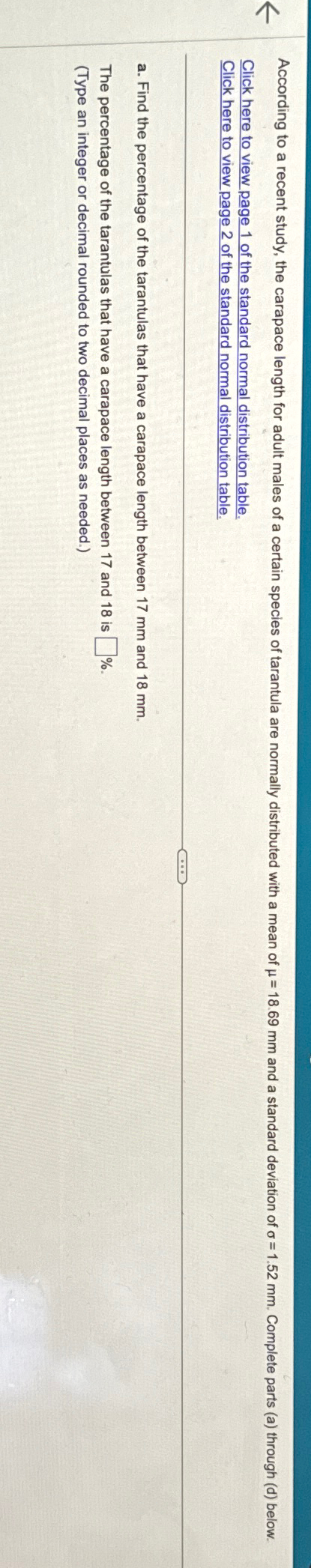Solved Click here to view page 1 ﻿of the standard normal | Chegg.com