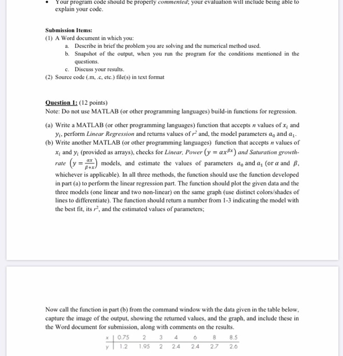 Your program code should be properly commented: | Chegg.com