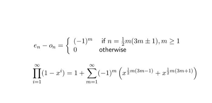 Solved Discrete Math- calculating partitions p(n)Hi again, i | Chegg.com