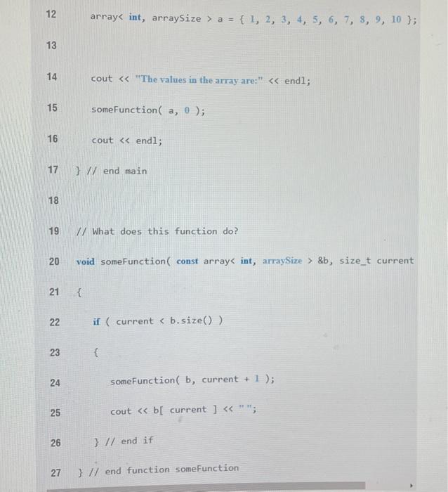 Solved 7.20 (What Does This Code Do?) What does the | Chegg.com