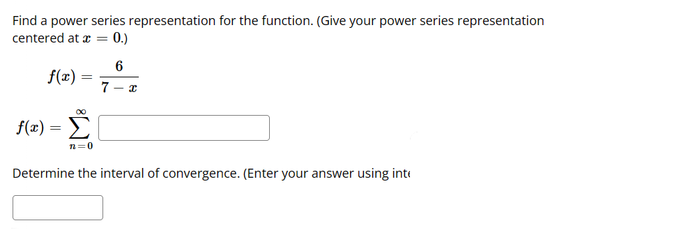 Solved Find a power series representation for the function. | Chegg.com