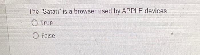 Solved Browsers and Search Engines serve the same purpose. | Chegg.com