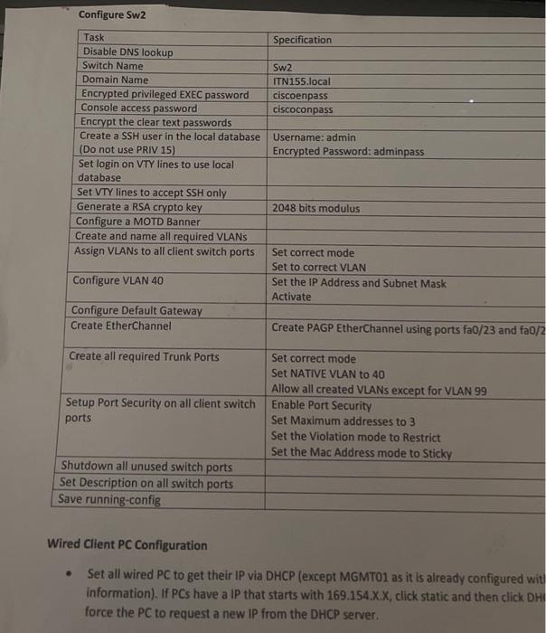 Solved Networking Address Chart Device if ChartNefwerites | Chegg.com