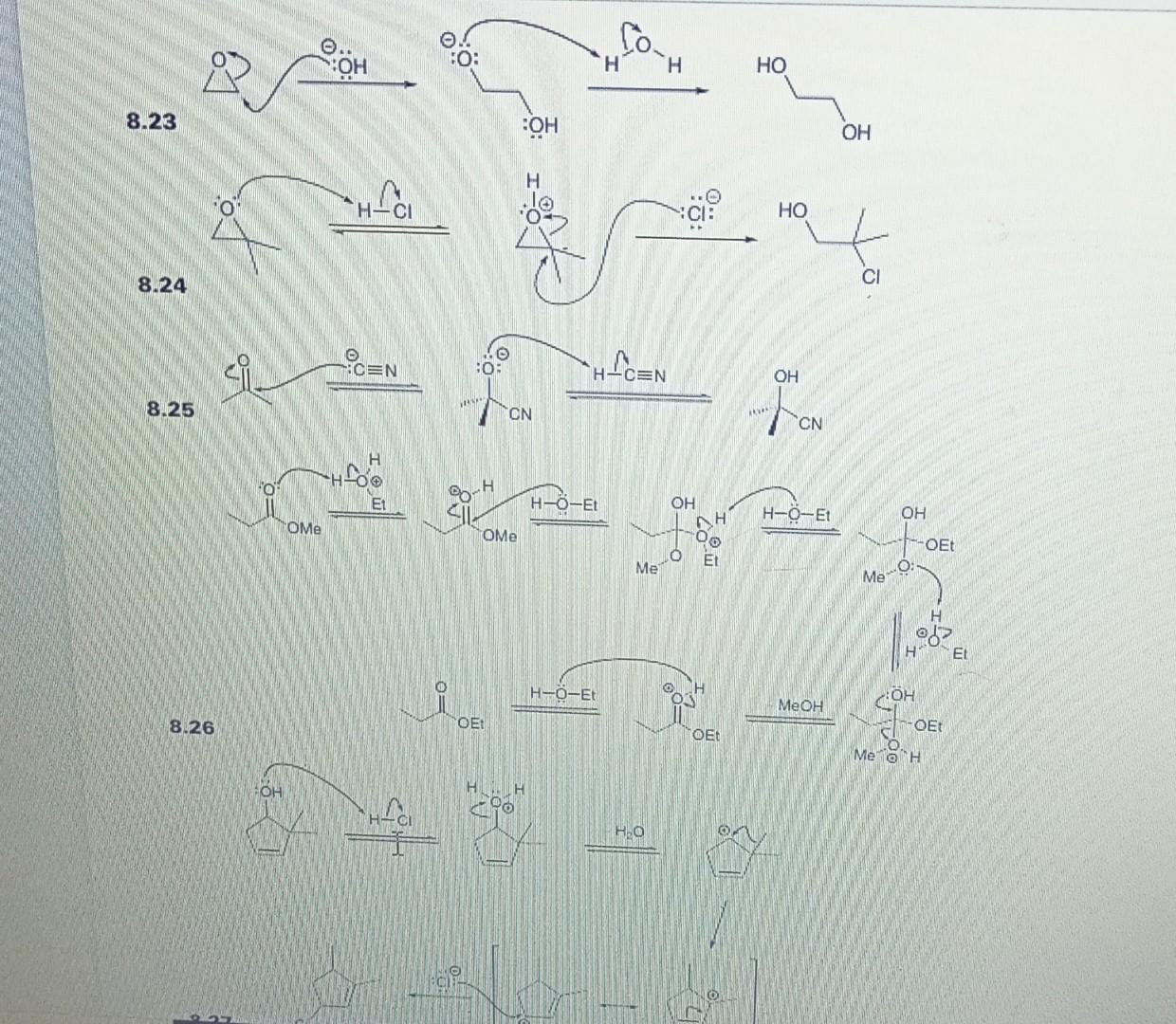PROBLEMS Identify the sequence of arrow-pushing | Chegg.com