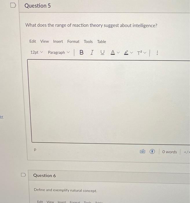 Solved D Question 5 What does the range of reaction theory | Chegg.com