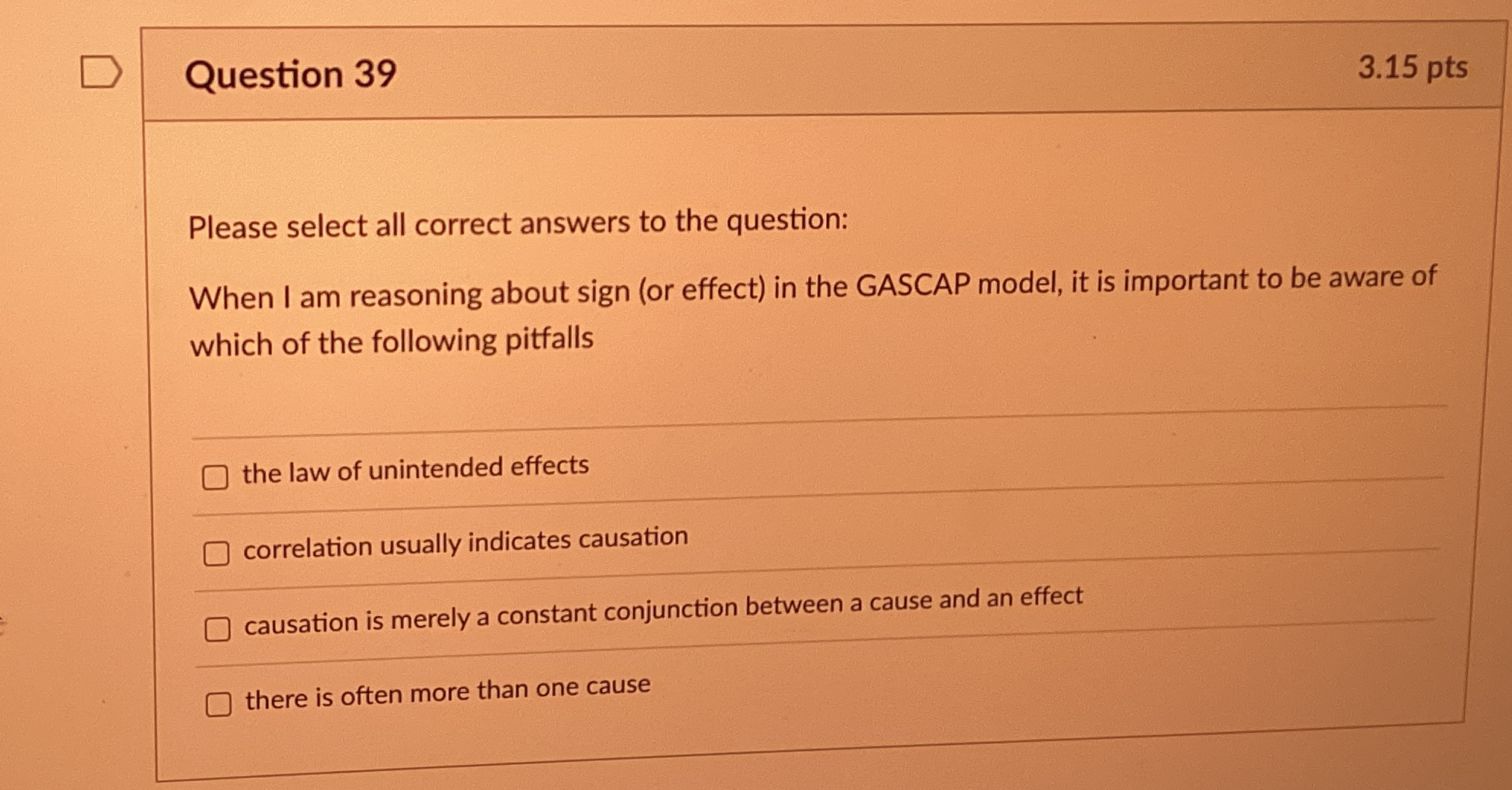 Solved Question 393.15 ﻿ptsPlease select all correct answers | Chegg.com