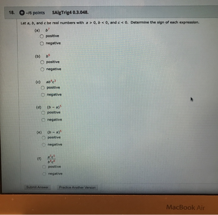 Solved Let a , , and numbers with a > 0b