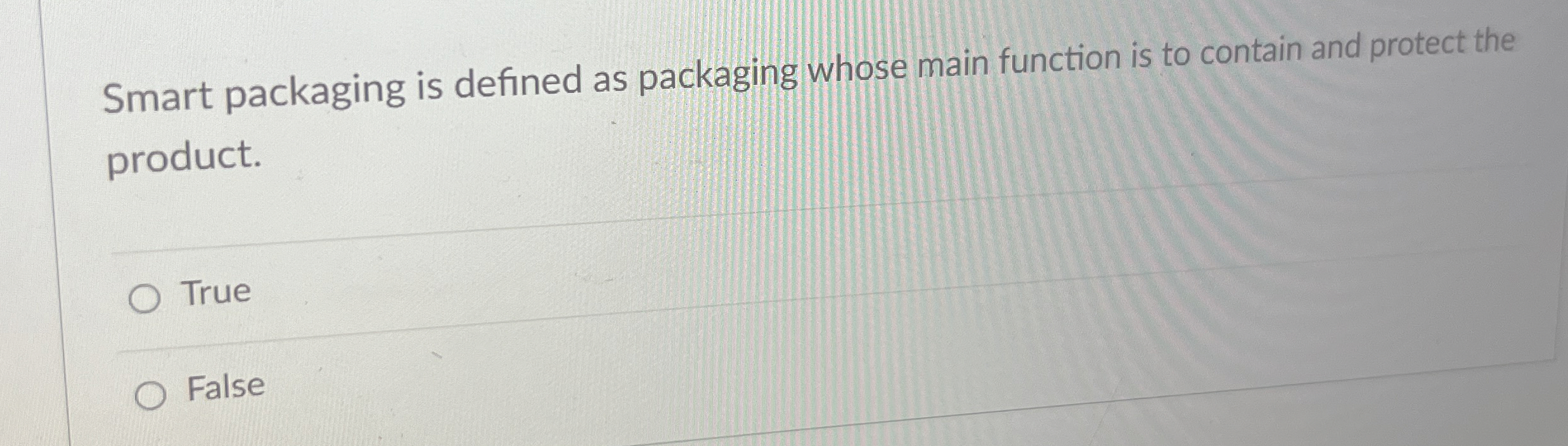 Solved Smart packaging is defined as packaging whose main | Chegg.com