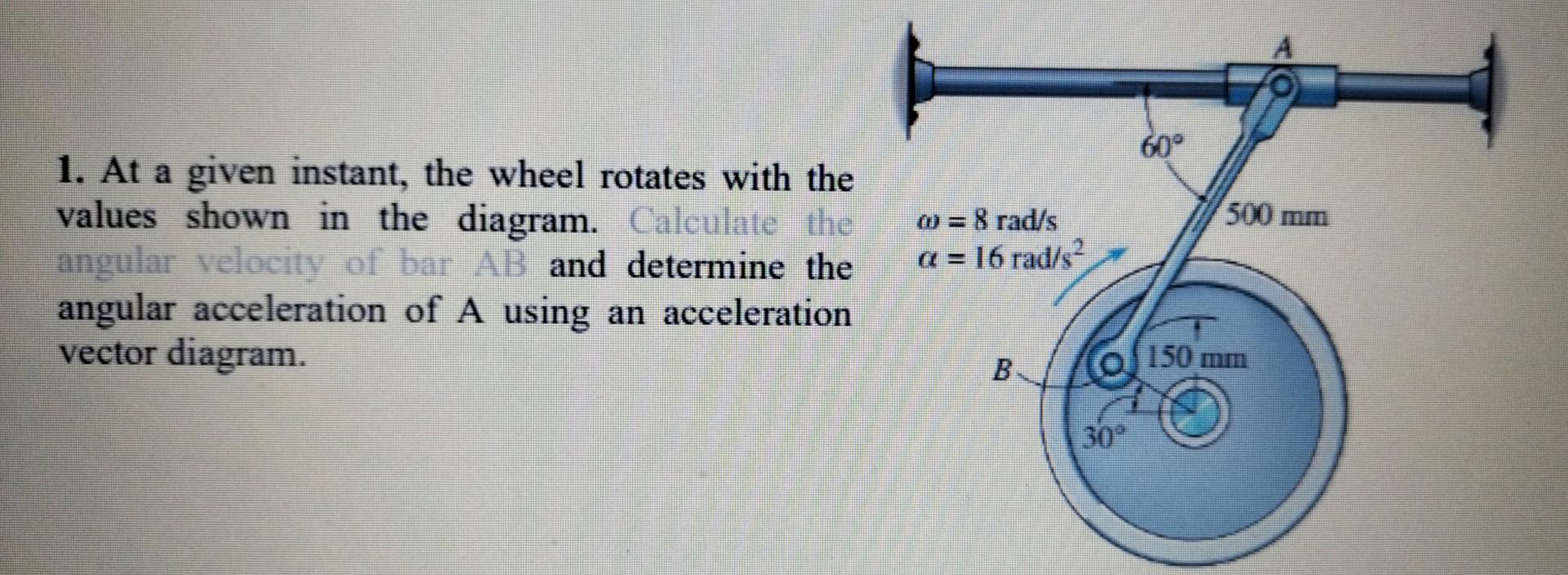 Solved please give a step by step with the acceleration | Chegg.com