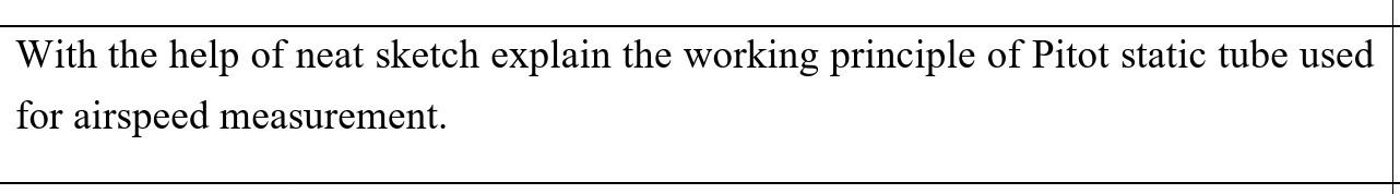 Solved With the help of neat sketch explain the working | Chegg.com