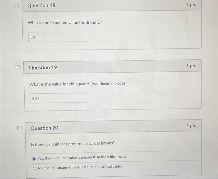 Solved A researcher is interested consumer preferences among | Chegg.com