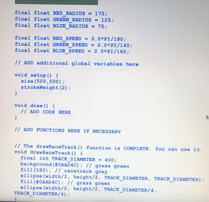 Solved Finish the code below to complete an Active | Chegg.com