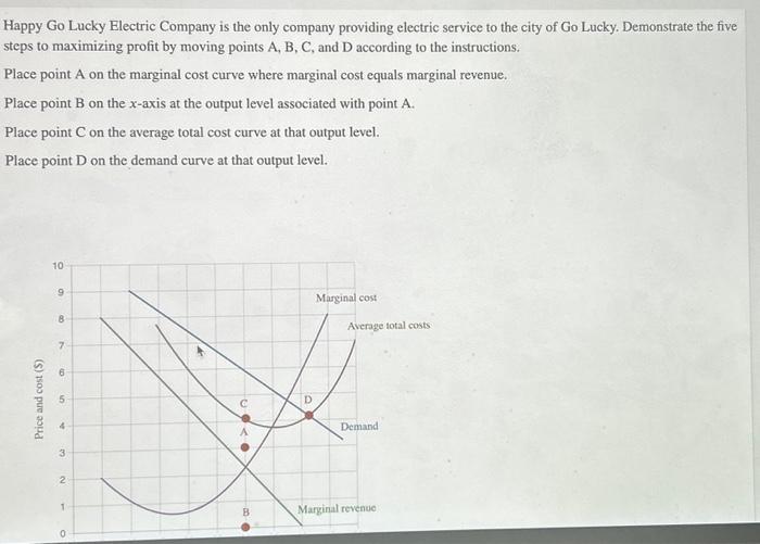 Solved Happy Go Lucky Electric Company is the only company | Chegg.com