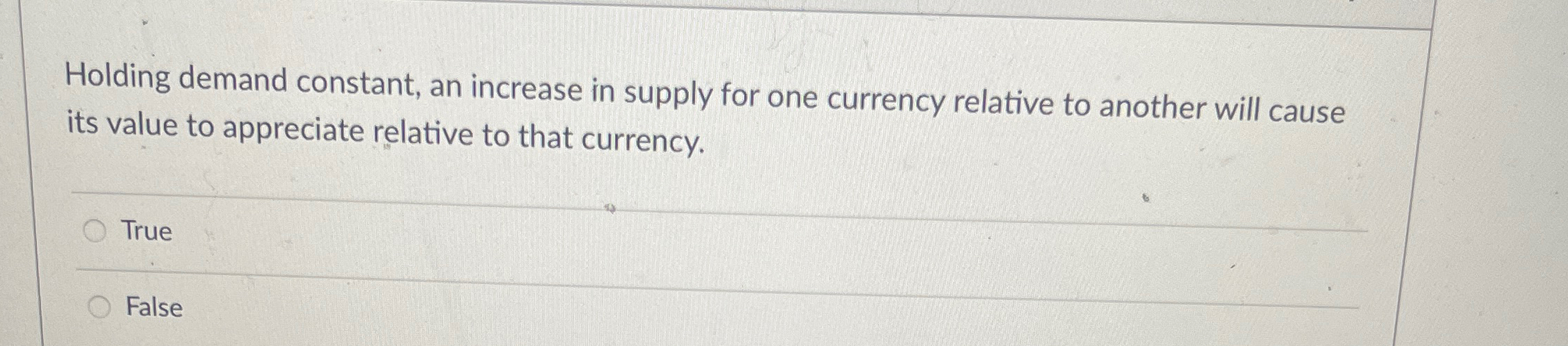 Solved Holding demand constant, an increase in supply for | Chegg.com
