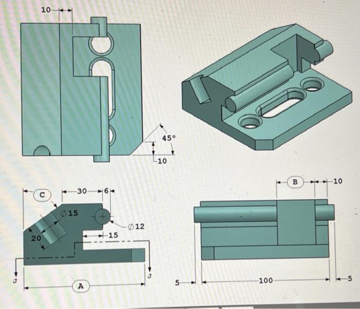 Solved - B32201: Basic Part - Step 1 - (Fixture Block) Build | Chegg.com
